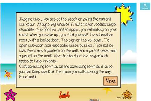 OT Self Regulation Escape Room Boom Cards for SEL by Miss Jenny OT