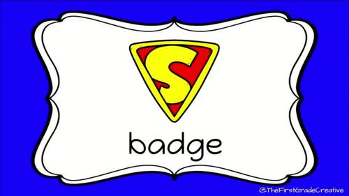 Superhero Parts of Speech Nouns Verbs and Adjectives | TPT