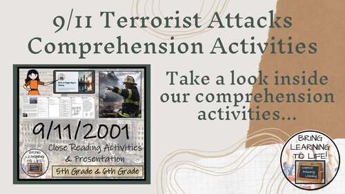 September 11 Close Reading Passage & Comprehension Activities | 5th–6th ...