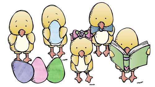 Chicks clip art Easter clip art Spring clip art MINI by Melonheadz Clipart