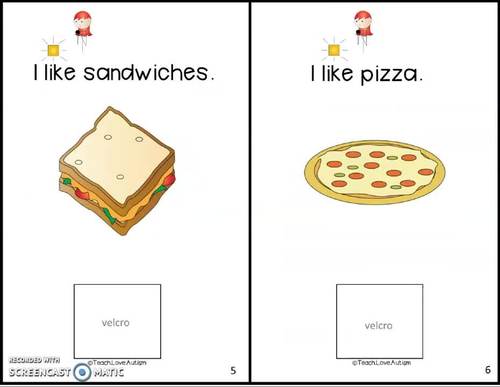 Core Vocabulary Adapted Book: LIKE by Teach Love Autism | TPT