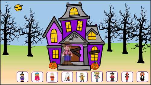 Halloween Make a Scene | Interactive Slide Show | Early Intervention ...