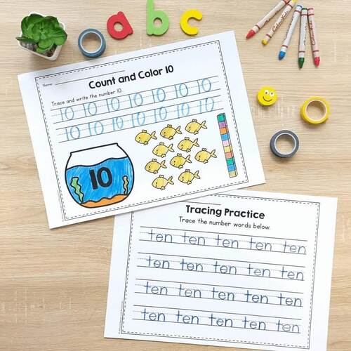 Numbers 1-20 Math Games Centers Kindergarten Place Value Worksheets ...