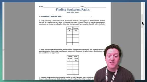 Equivalent Ratios: Tables by Foiled By Math | TPT
