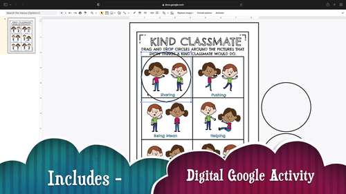 Back To School Social & Emotional Learning SEL | Kind Classmate