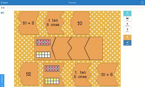 1st Grade Decompose Numbers 10-20 | Puzzle | BOOM | 1.NBT.B2 | TPT
