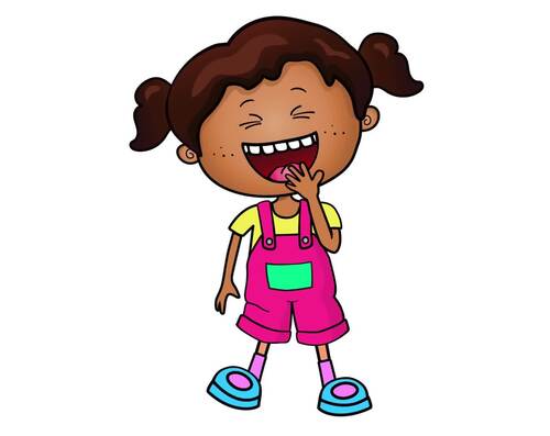 30 Emotions Kids. Clipart set: Full Color & Black/white. {Lilly Silly ...