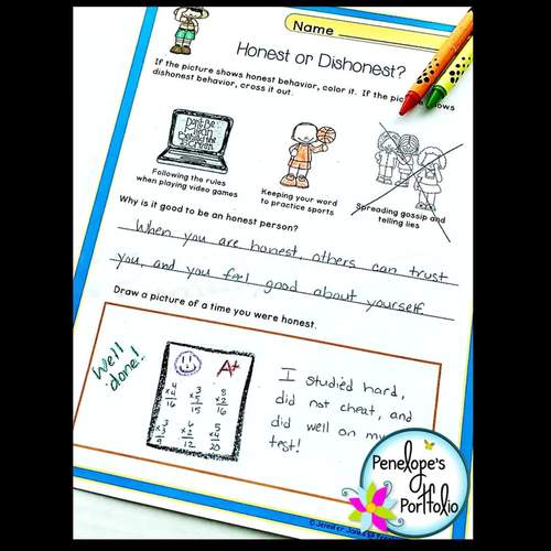 HONESTY Lessons and Activities - Character Education by Penelope's ...