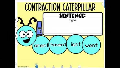 Contraction Craft Activity for Contractions with Contraction ...