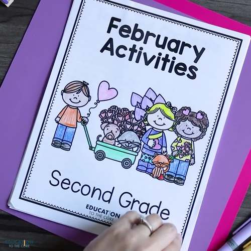 February No Prep Packet 2nd Grade | Valentine's Day | February Writing ...