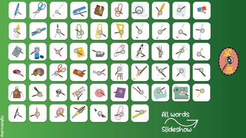 Spot it! Dobble! Art & Craft Interactive Powerpoint Game & Vocabulary ...