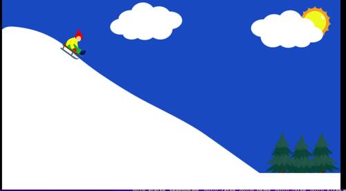 Winter Sledding Stop Motion Animation Project Google Slides (February STEM)