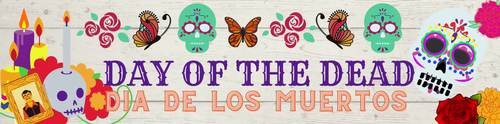 DAY OF THE DEAD ANIMATED Virtual BANNER | Dia De Los Muertos GOOGLE ...