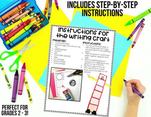 120th Day of School Writing Craft by Simply STEAM | TPT
