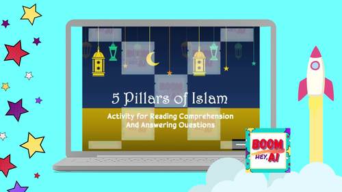 Ramadan Islam BOOM CARD Speech Therapy vocabulary word search crossword ...