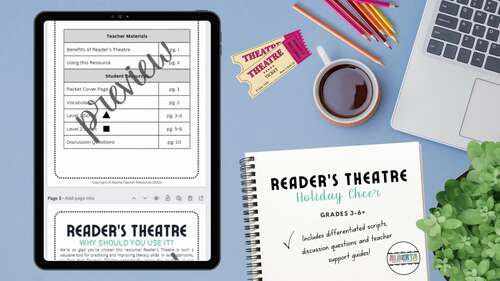 Winter Reader's Theatre: Holiday Cheer - DIFFERENTIATED- Gr. 3-6 Division 2