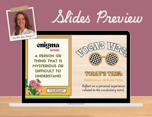 High School ELA Bell Ringers | 9 Weeks | Daily Warm-Up System | VOCAB