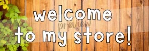 TPT Store Design | Rotating Animated Quote Box Banner | Nature Wooden