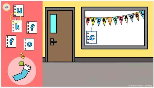 FLOSS Rule - Back-to-School Digital Word Building | Distance Learning