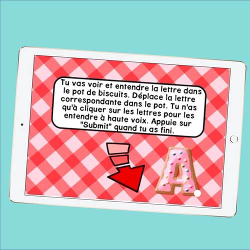 L'alphabet audio | Les lettres majuscules cartes Boom | Les biscuits