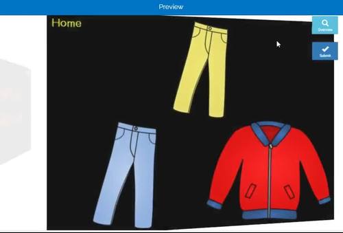 CVI Matching Clothing and Body Parts Boom Cards by One Of A Kind Kids