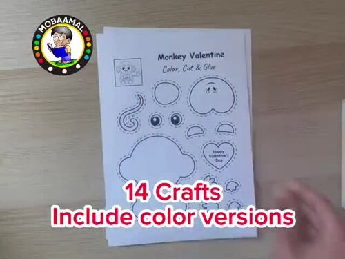 Valentine's Day Crafts Bundle: Valentines Day Activities | February ...
