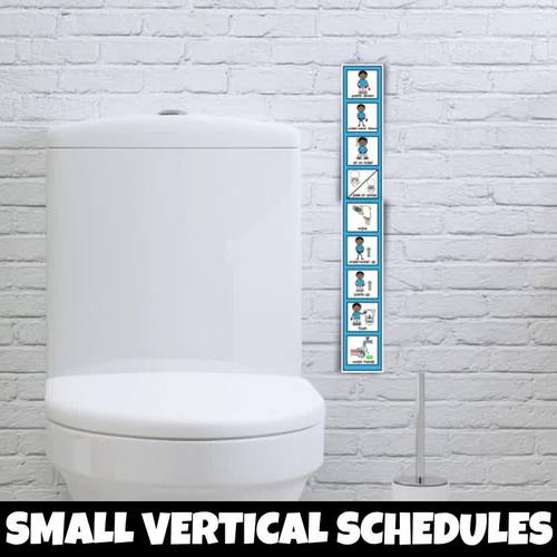 Toilet Potty Training Visuals with Visual Schedules Charts Social ...