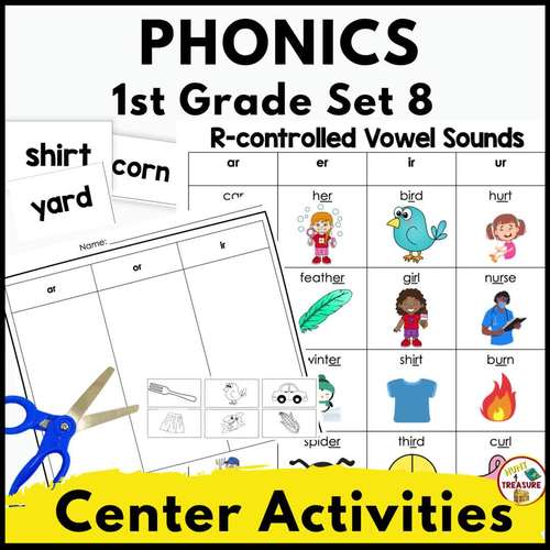 Benchmark Advance Phonics Anchor Charts and Activities | 1st Grade Unit 8