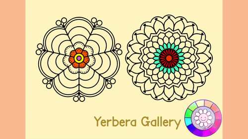 Mandala House Eighteen || Coloring by Yerbera Gallery | TPT