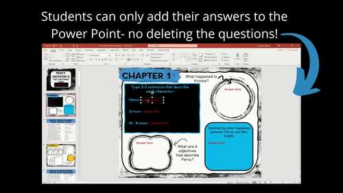 Percy Jackson Digital Worksheets by Lit Ideas | TPT