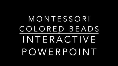 Interactive Montessori Bead Bar Box by Montessori Tails | TPT