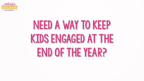 End of the Year Activities - Distance Learning by Ashleigh | TPT