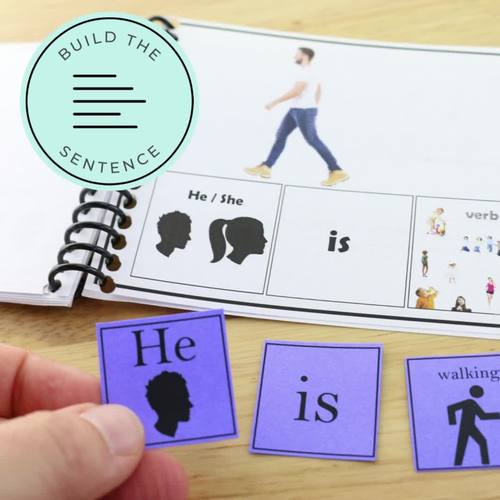 Verbs Adapted Book by AdaptEd 4 Special Ed | TPT