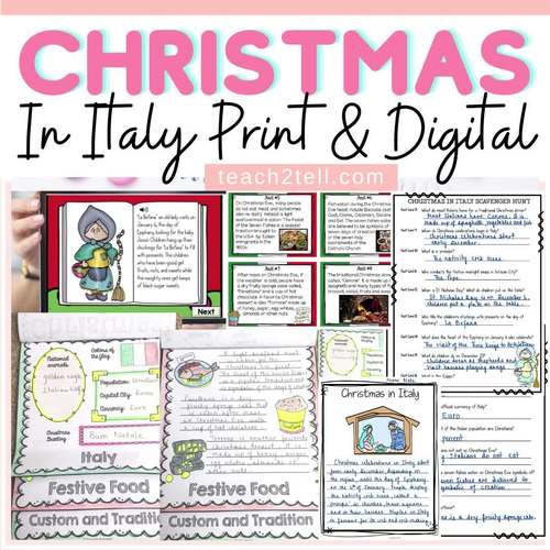 Christmas Around the World | Christmas in Italy Print & Digital by ...