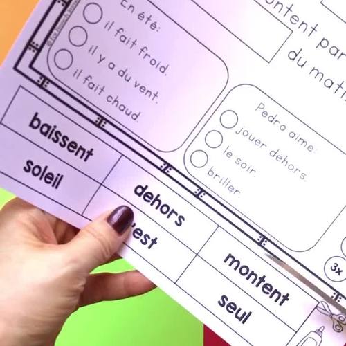 French Summer French Reading Comprehension | Compréhension de lecture ...