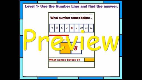 Numbers 1 to 20- What comes Before-with Number Line Tool. GOOGLESLIDES