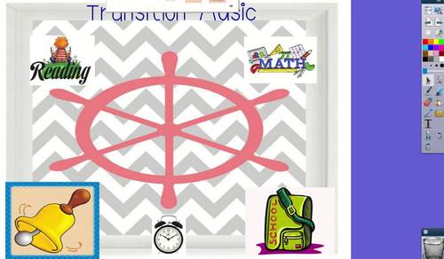 Center Transition Music, make an easy transition with music Nautical Themed