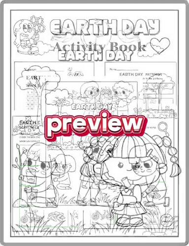 Earth Day Activity Book for Kindergarten to 2 nd Grade by chintana R.