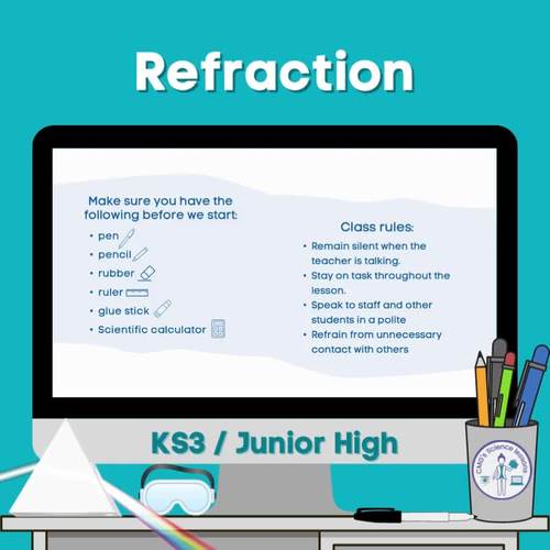 Refraction (KS3) by CMGs Science lessons | TPT