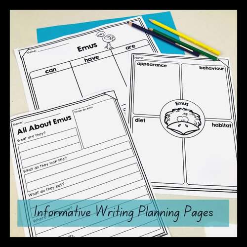 All About Emus | Australian Animal | Emu Informative Writing | TPT