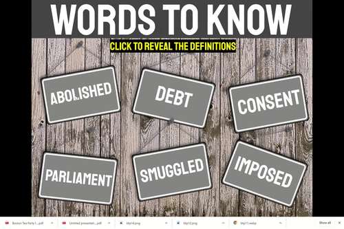 Boston Tea Party Interactive Google Slides™ Presentation ...