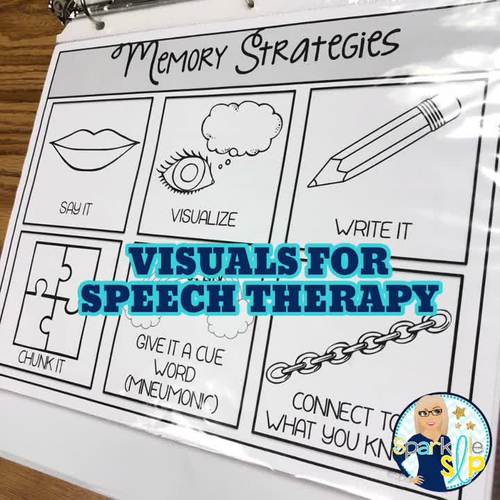 Speech Therapy Visuals | Visual Support Signs Posters | Back to School