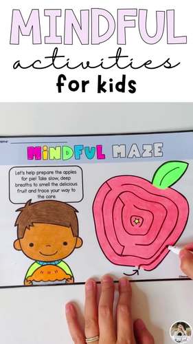Mindful Coloring Mazes for Social Emotional Learning by NamasteinSchool1