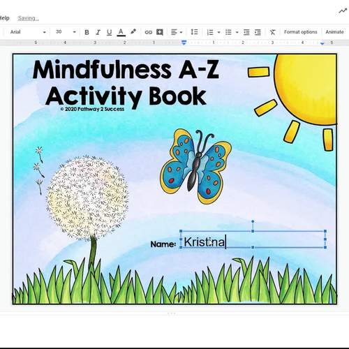 Mindfulness A-Z Interactive SEL Activities for Self-Regulation & Calm