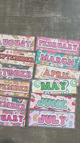 Calendar // Jetsetter ️ // Palm Springs Themed Classroom Decor | TPT
