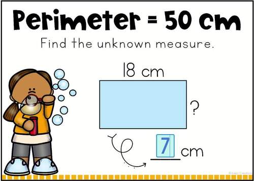 Area and Perimeter - Finding Missing Dimensions of Rectangles - 4th ...