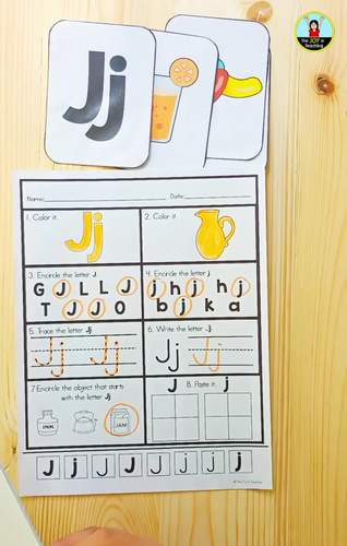 Letter J - Letter of the Week by The Joy in Teaching | TPT