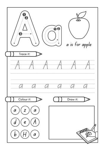 Exploring the ABCs: Engaging Kindergarten Alphabet Worksheets | TPT