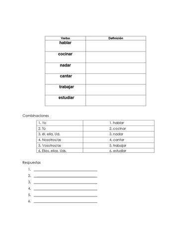 Dice Game: Present Tense AR Verbs Practice by Real Life Language