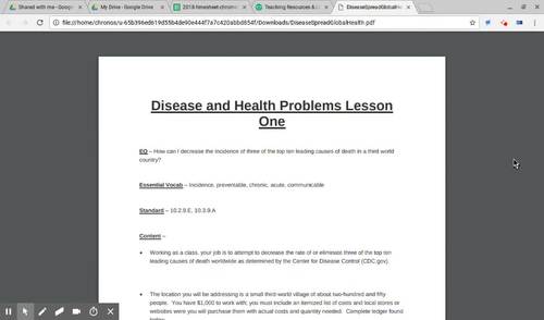 Disease Spread - Global Health by Middle School Awesome Academy | TPT